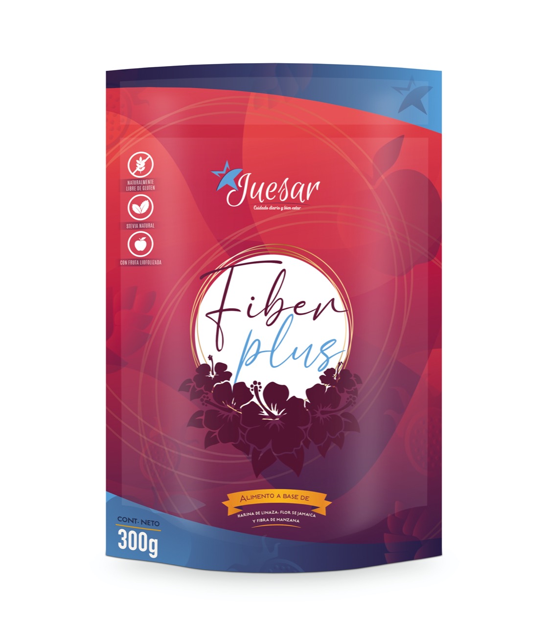 Alimento a Base de Fibra (con sabor natural a arándano) - Juesar